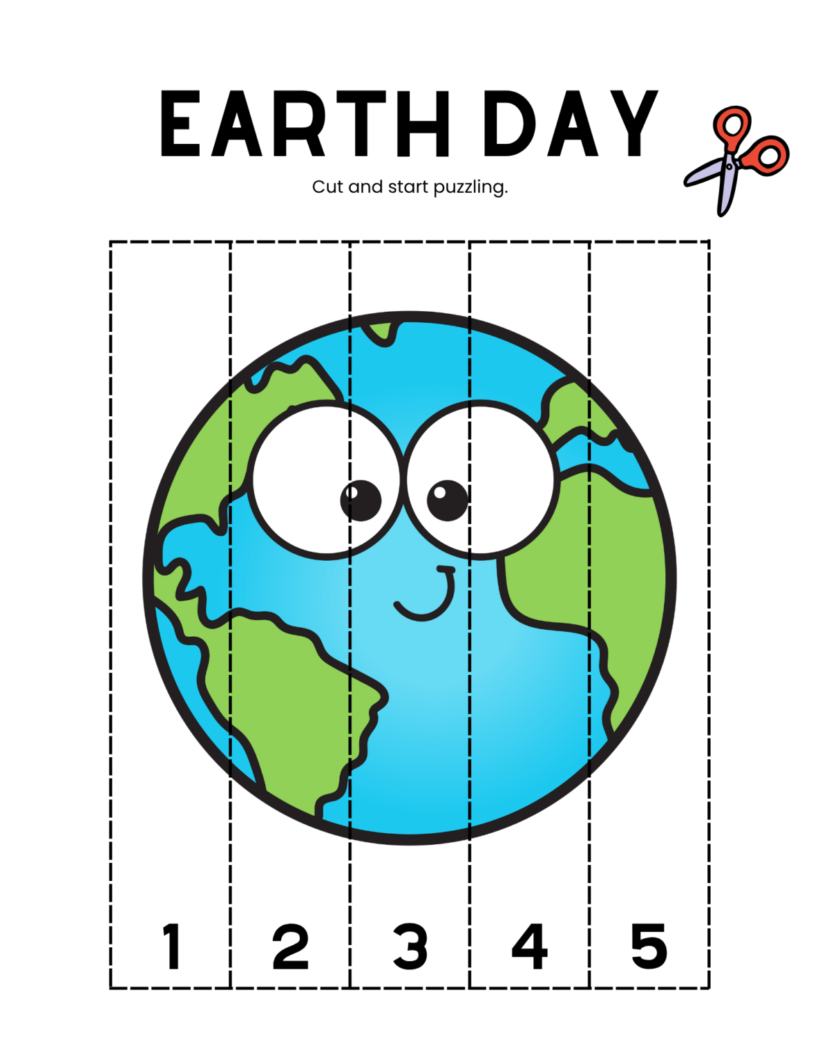 Earth Day Puzzles – Mommy & Me Arts and Crafts
